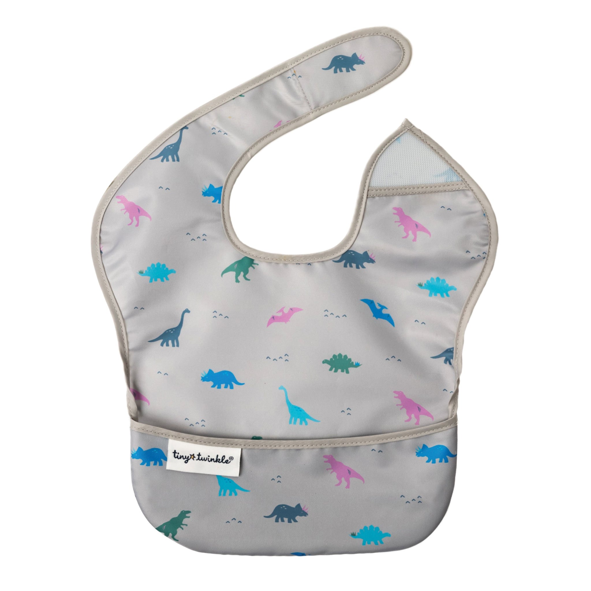 Tiny Twinkle - Mess-proof Easy Bib - Dinosaur – Tiny Twinkle Australia